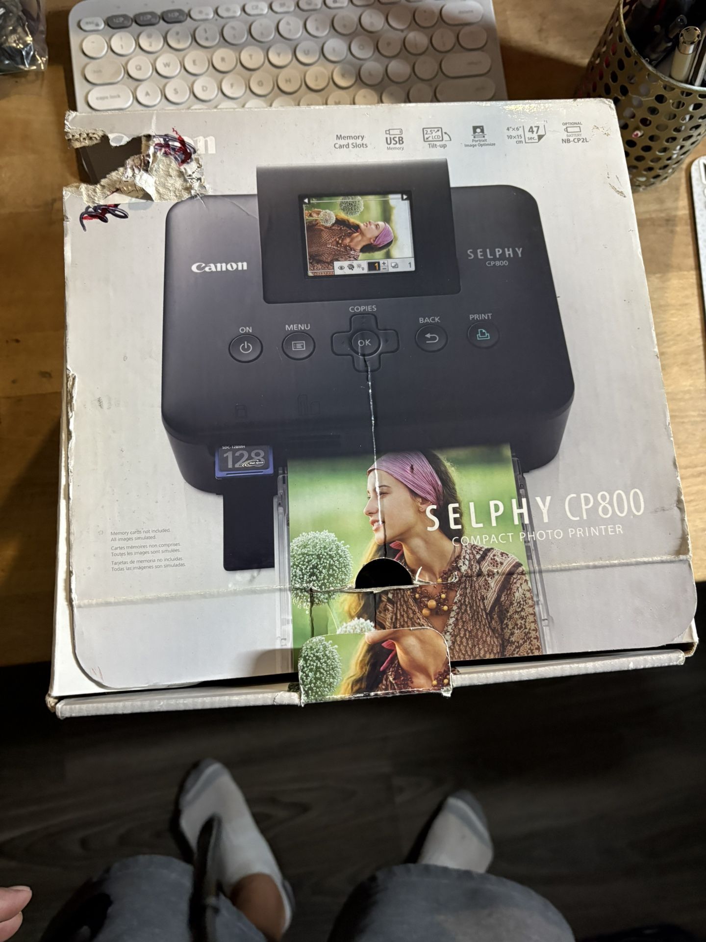 Canon SELPHY CP800 Compact Photo Printer – Open Box, Complet for Sale ...