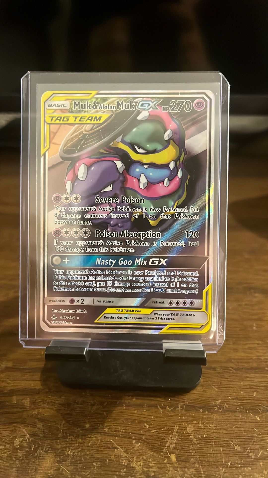 Pokemon Muk and Alolan Muk Tag Team GX Alt Art for Sale in Newport ...