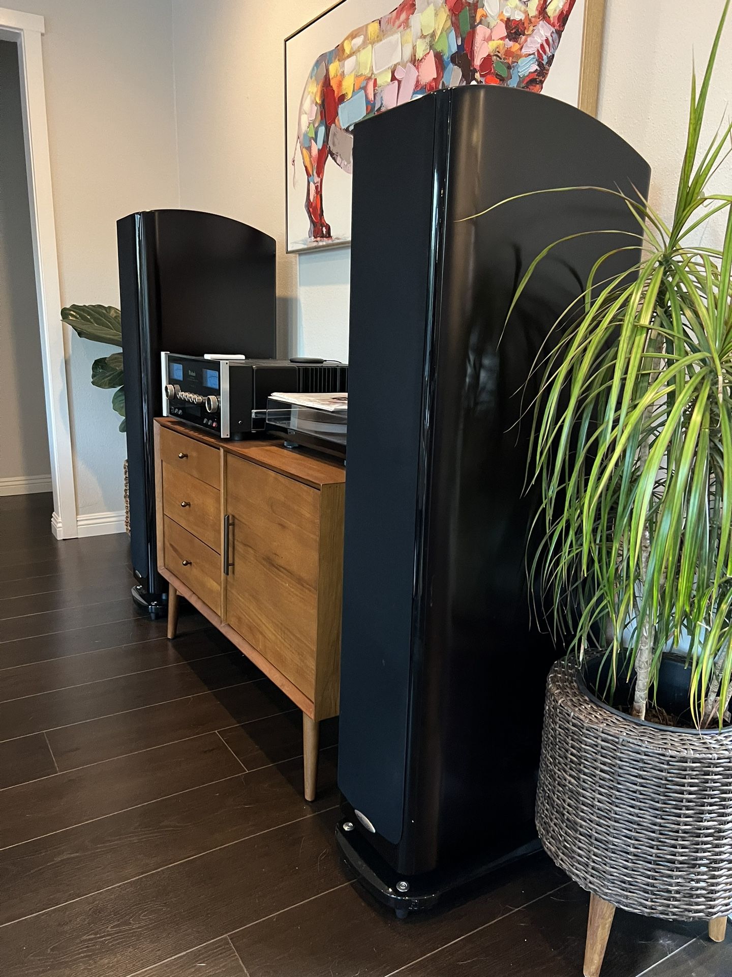 Denon 4400H, Polk LSim 707 & 706, Adcom Amps for Sale in Fullerton, CA ...
