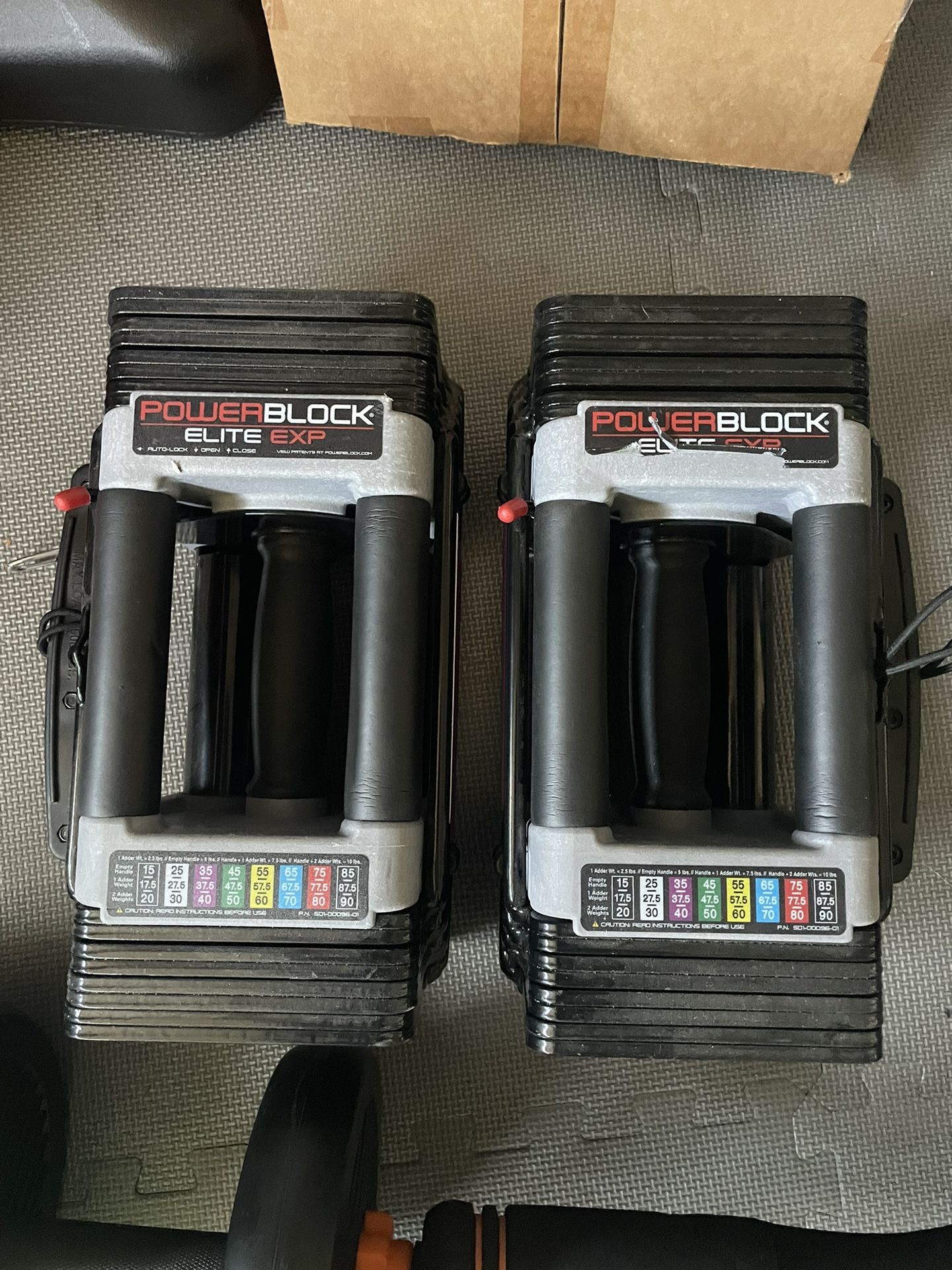 Power Block Elite EXP Adjustable Dumbbells for Sale in Anaheim, CA ...
