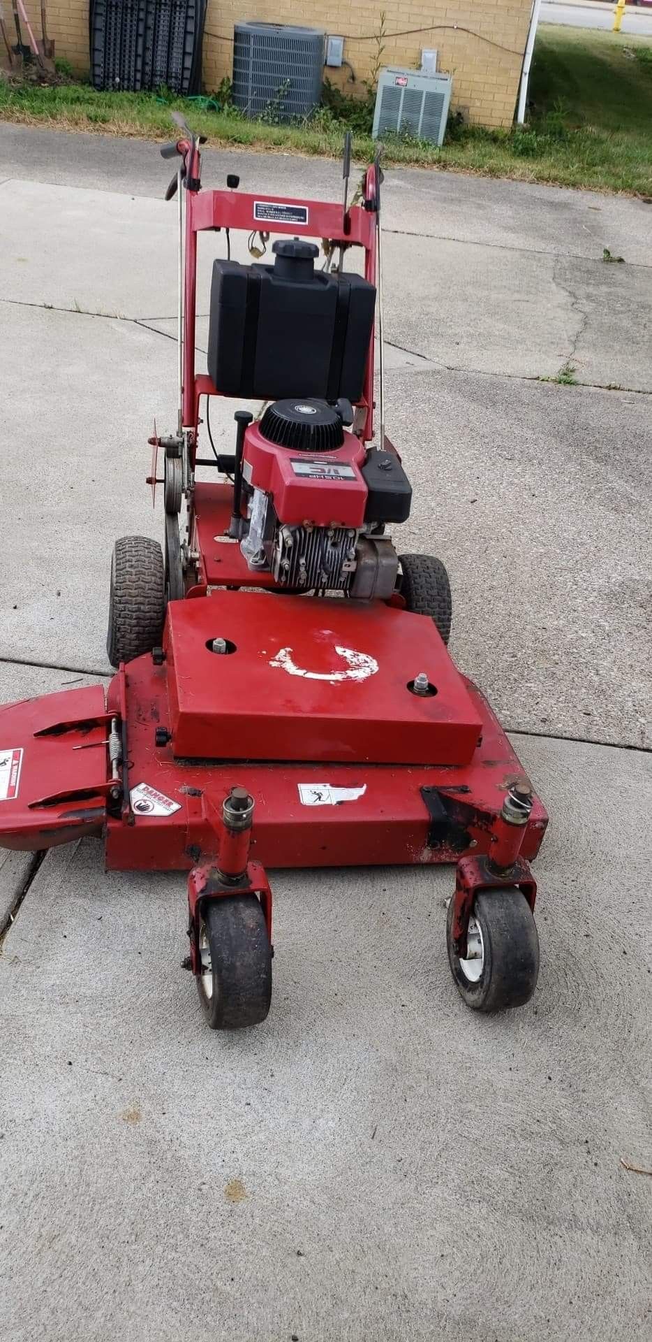 32 red hawk walk behind mower for Sale in Parma, OH - OfferUp
