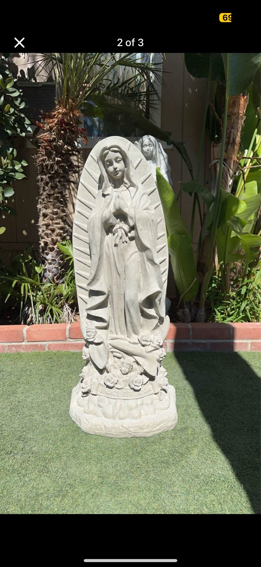 Cement Our Lady Of Guadalupe Statue for Sale in Menifee, CA - OfferUp