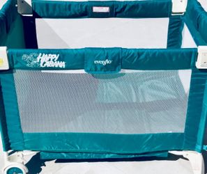 Evenflo Portable Children’s Crib & Playpen - Happy Cabana. for Sale in ...