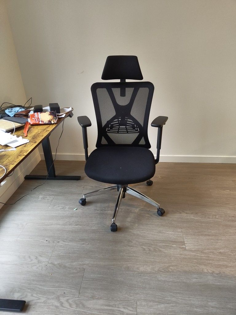 Ticova Ergonomic Office Chair - High Back Desk Chair with Adjustable ...