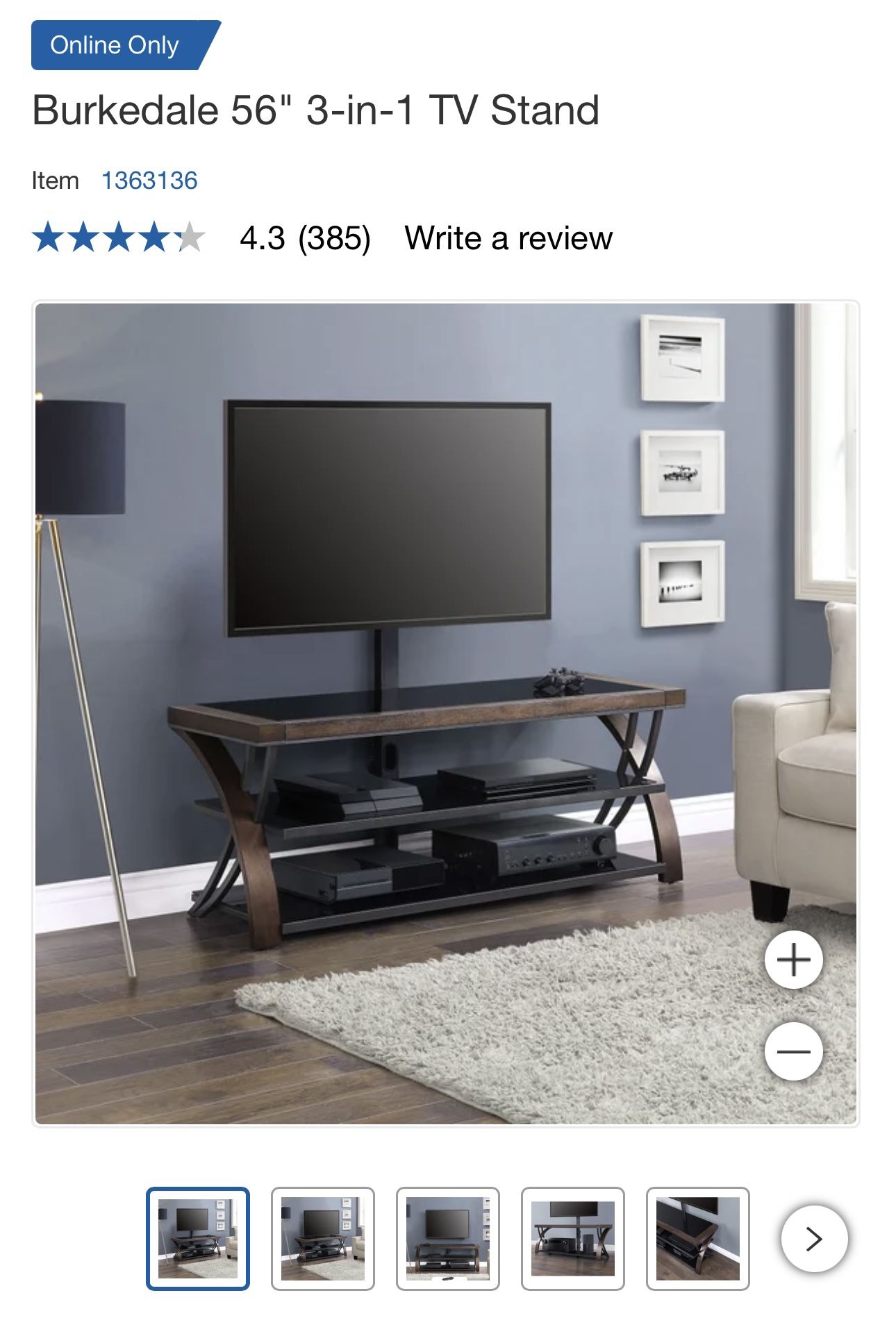 Burkedale 56 in TV Stand