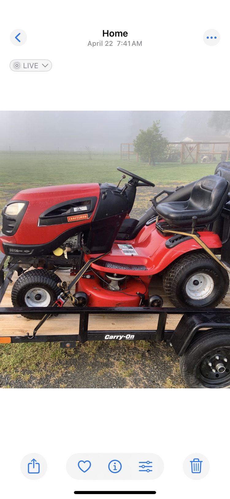 Craftsman Riding Mower for Sale in Rochester, WA - OfferUp
