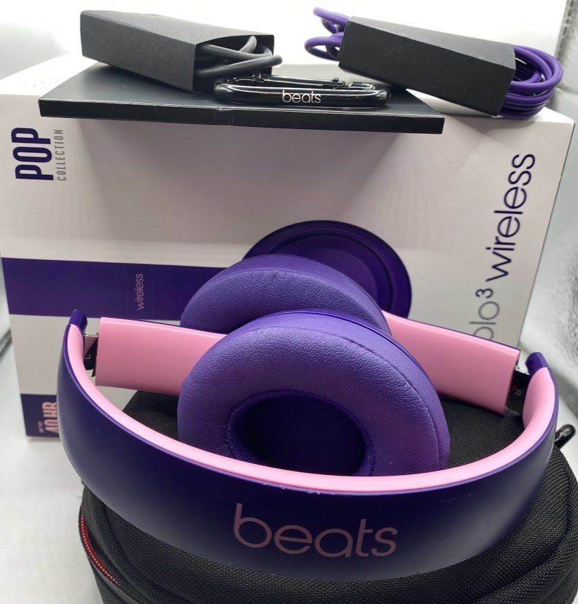 Beats Headphones Purple And Pink