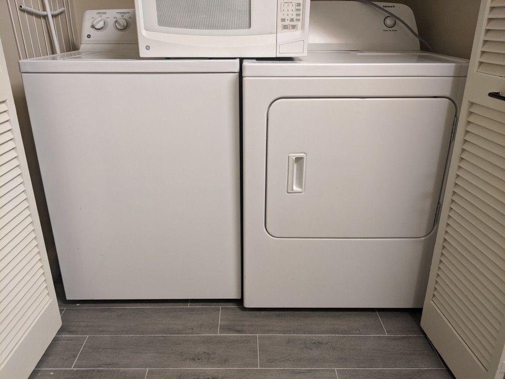 GE clothes washer and Admiral clothes dryer for Sale in Houston, TX ...