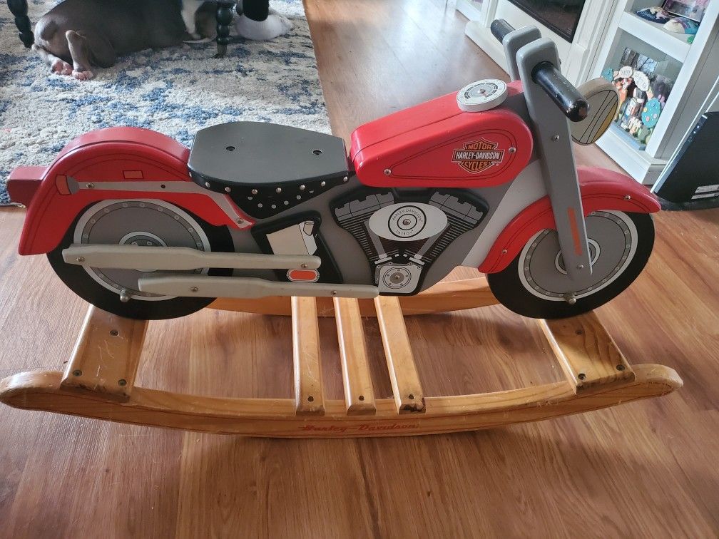 Wooden Motorcycle Rocker