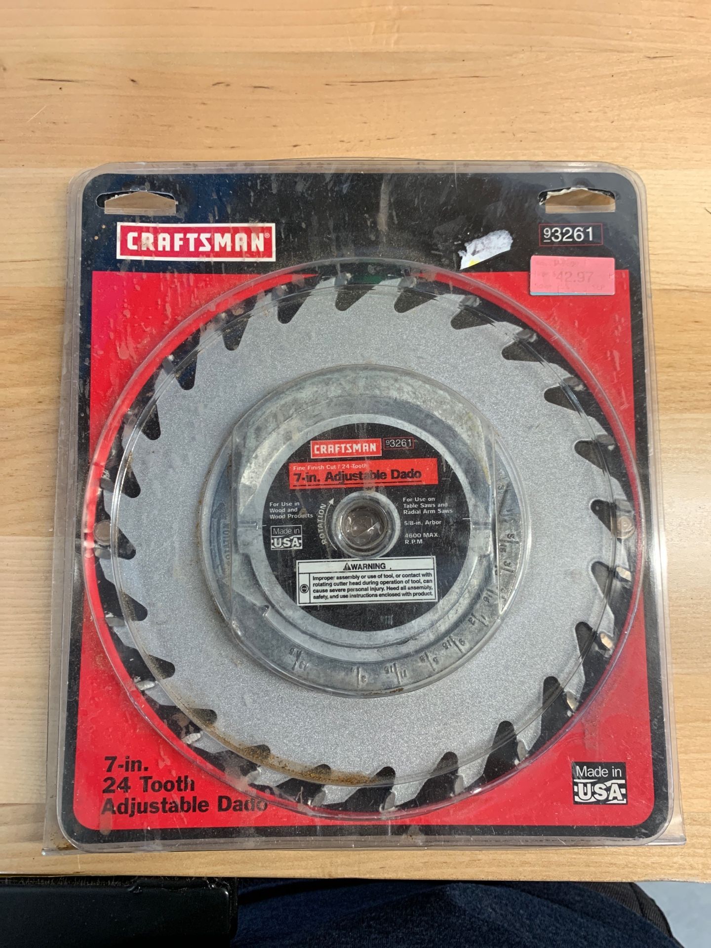 Craftsman 7” Adjustable Dado Blade 93261 for Sale in Fort Collins, CO ...
