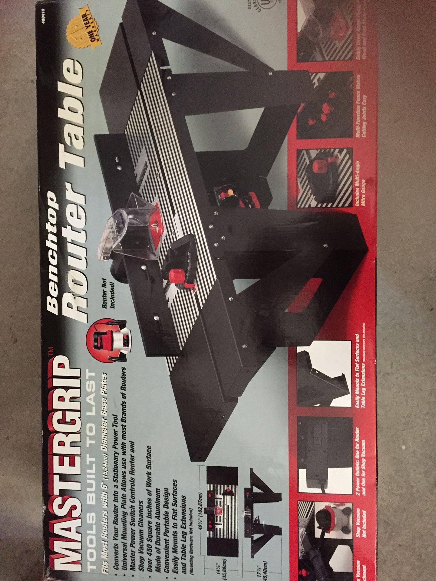 Mastergrip bench router table for Sale in Yorba Linda, CA - OfferUp