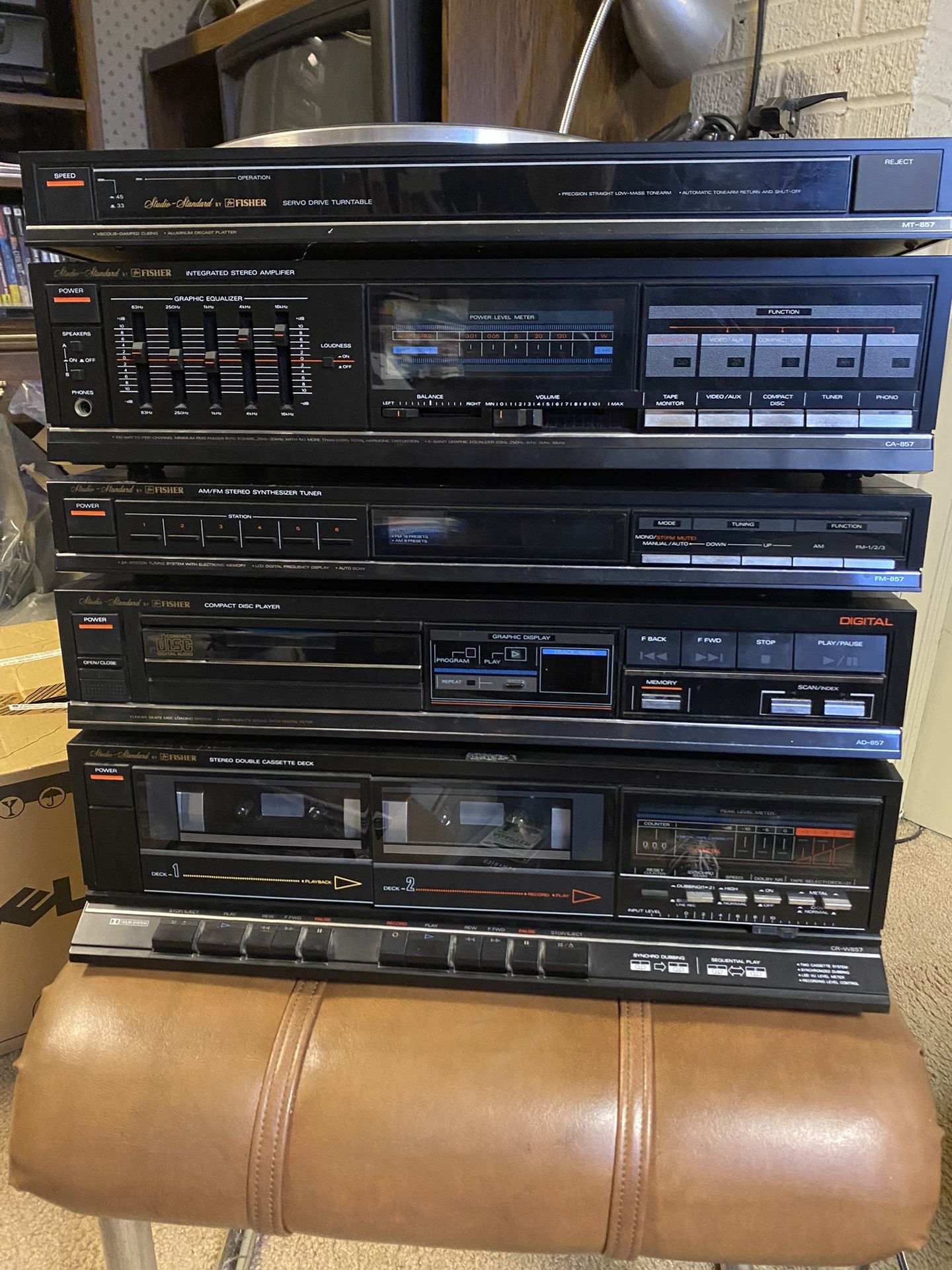 Vintage Fisher Stereo System with Speakers for Sale in Cherryville, NC ...