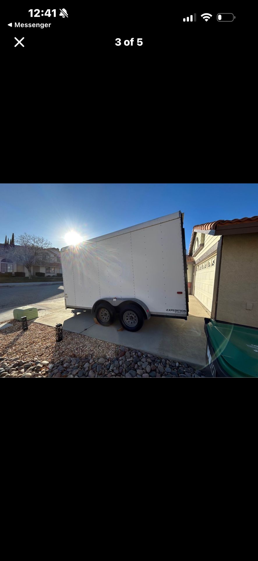 Semi New Trailer 7x14 8 Foot Ceiling Clean Title On Hand 6500$ for Sale ...