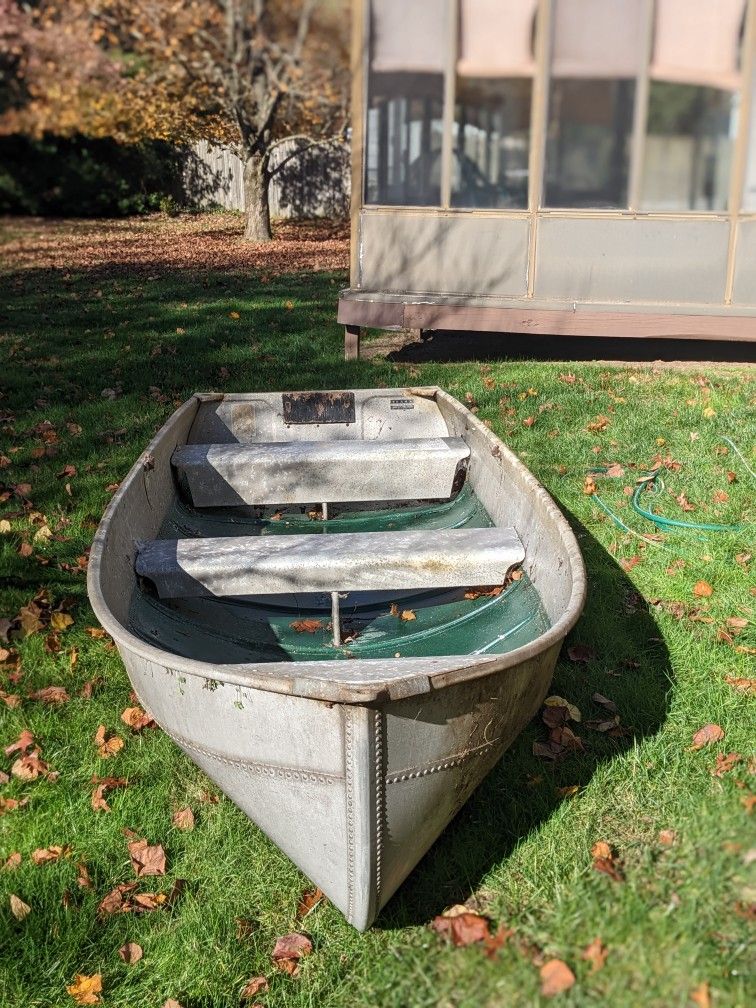 Sears 12 Foot Aluminum "V" Hull Rowboat for Sale in Toms River, NJ ...