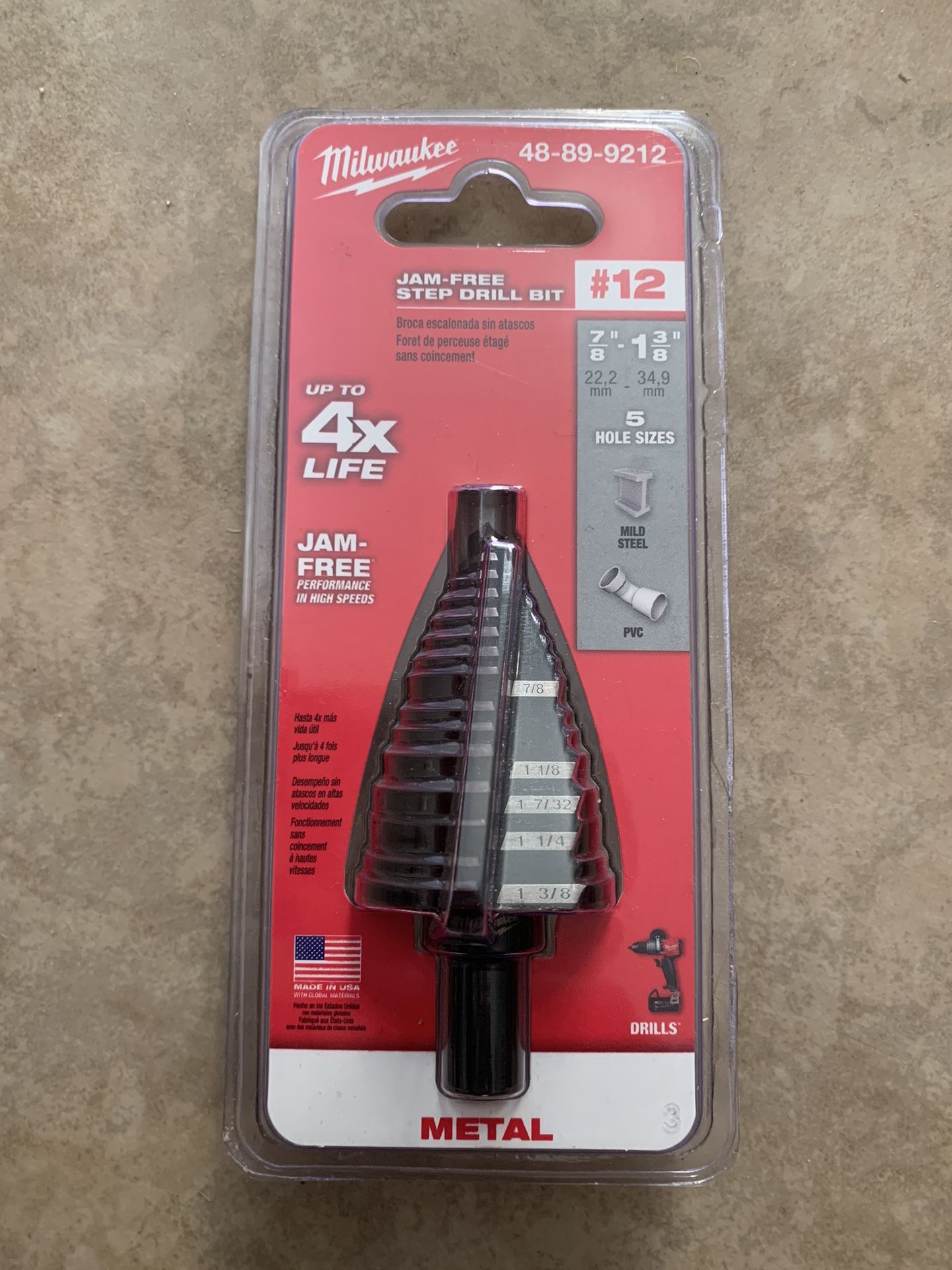 Milwaukee Step Drill Bit for Sale in Glendale, AZ - OfferUp