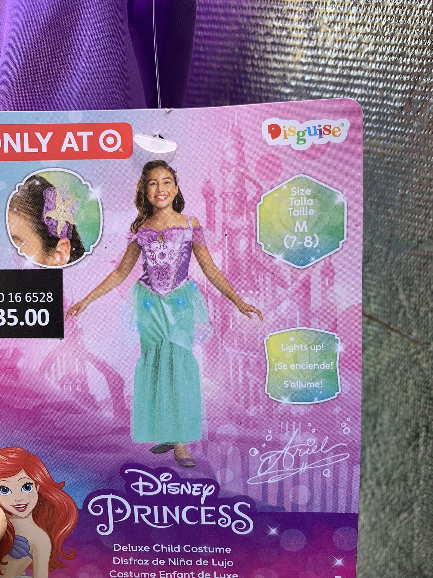 Disney Princess Ariel Purple Dress