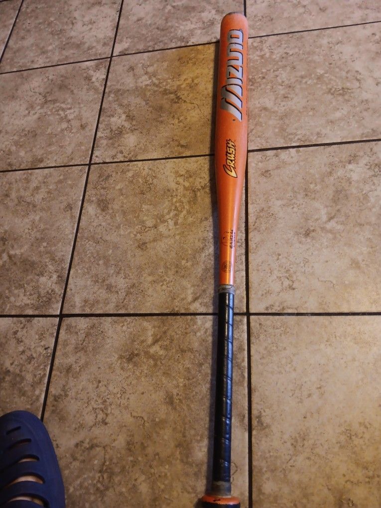 MIZUNO TECHFIRE ORANGE CRUSH 34/27 . MZC-4 SOFTBALL BAT -- $60 FIRM ...