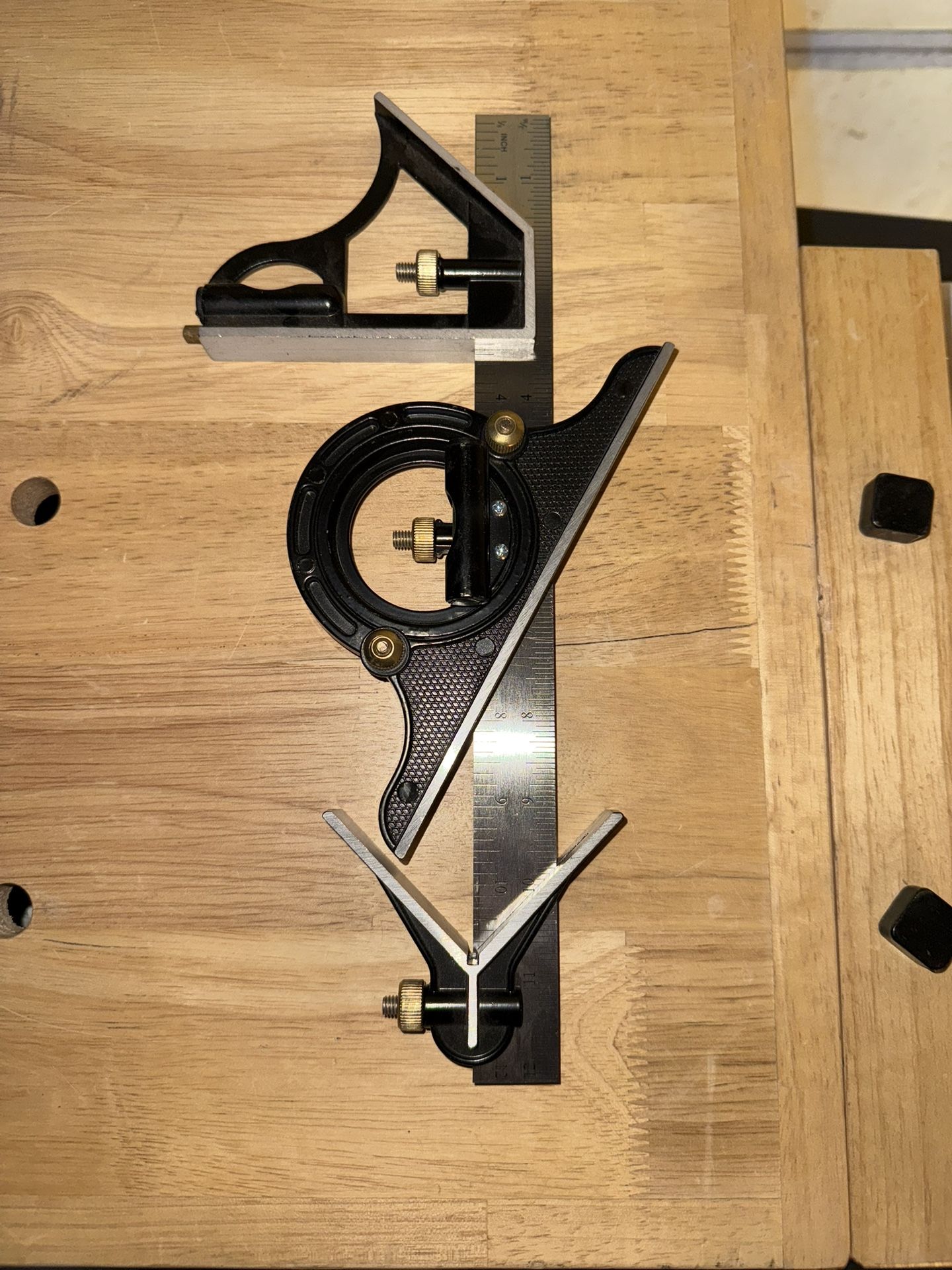 12 In. Combination Square Set; Tools; Angle Finder, Square, Center ...