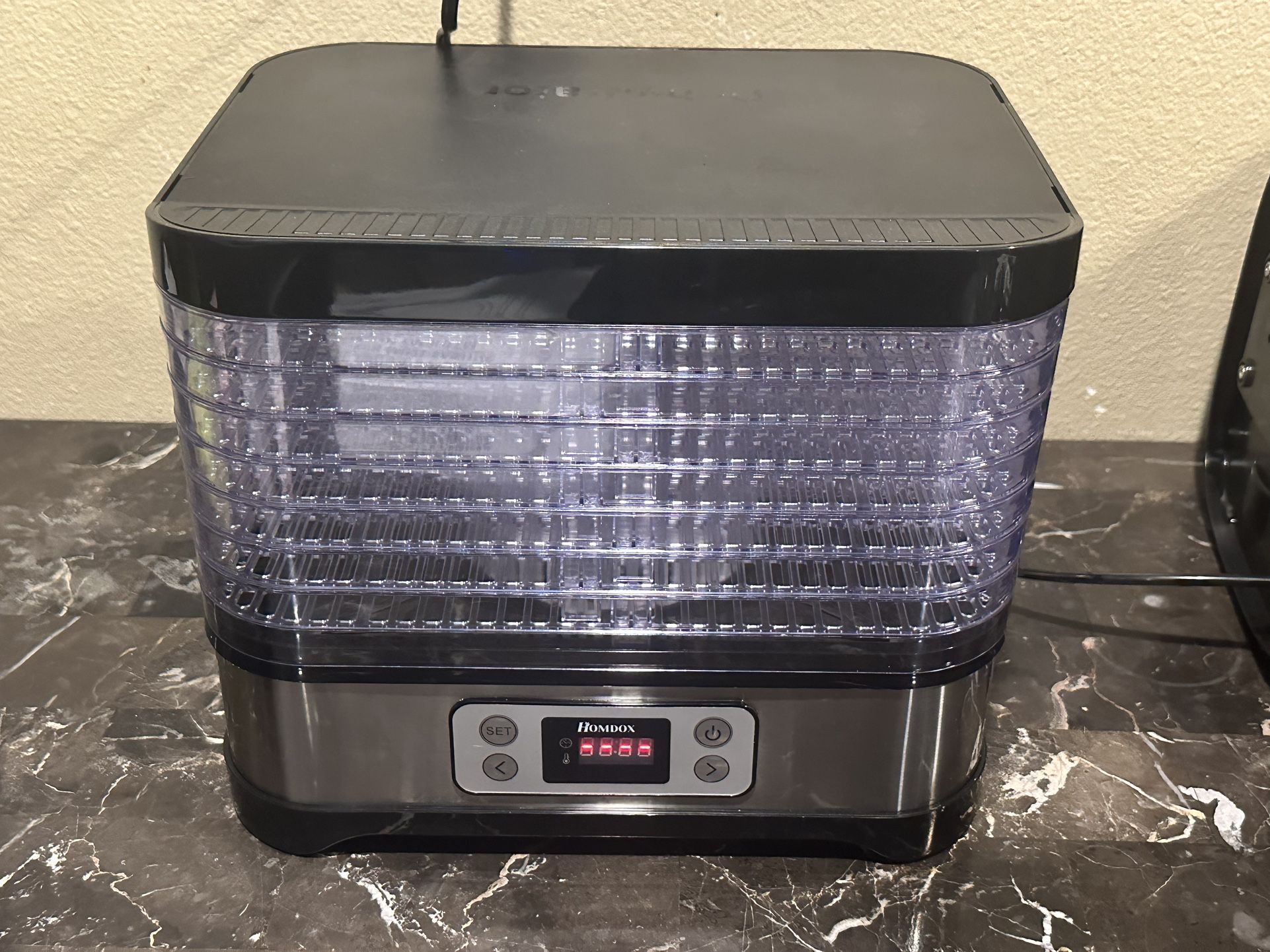 Homdox Food Dehydrator Machine, 8 BPA-Free Trays Fruit Dehydrator with ...