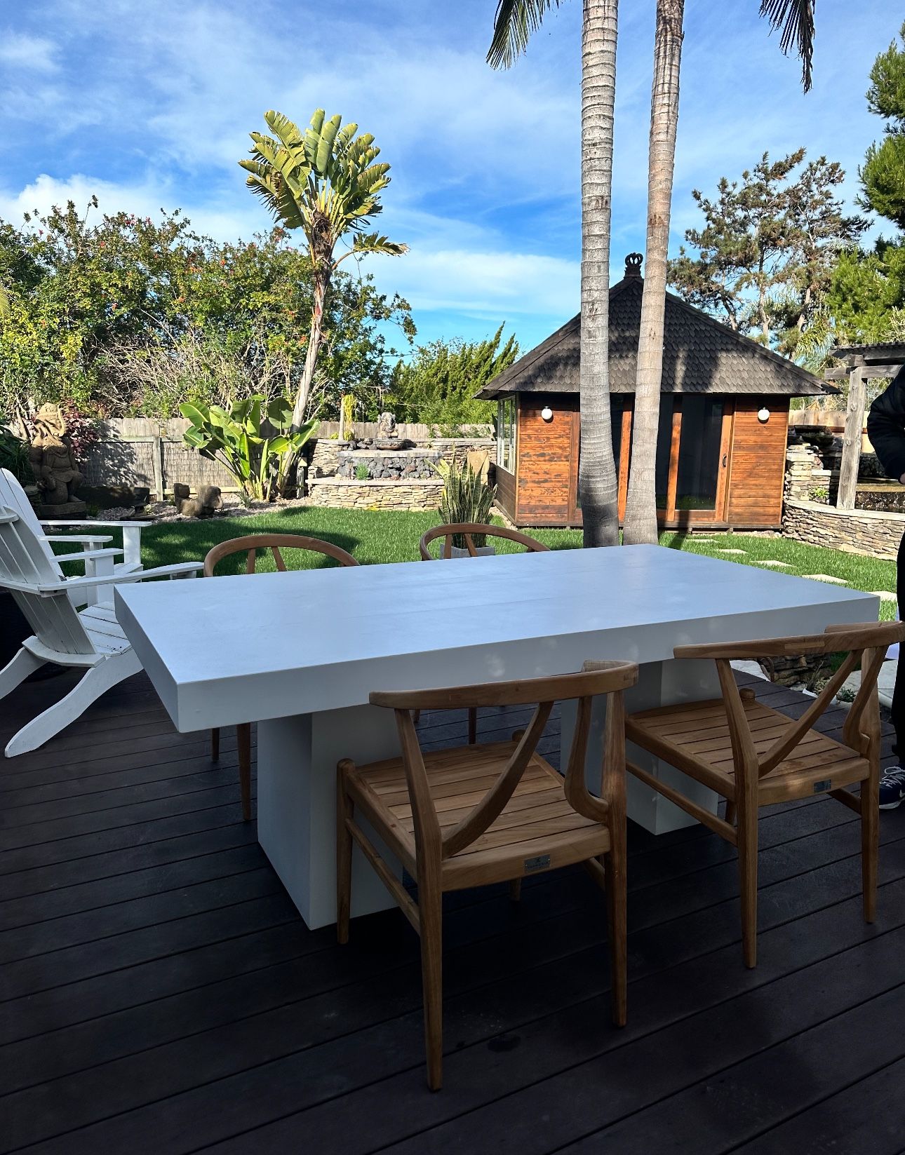 White Concrete Table for Sale in Vista, CA - OfferUp