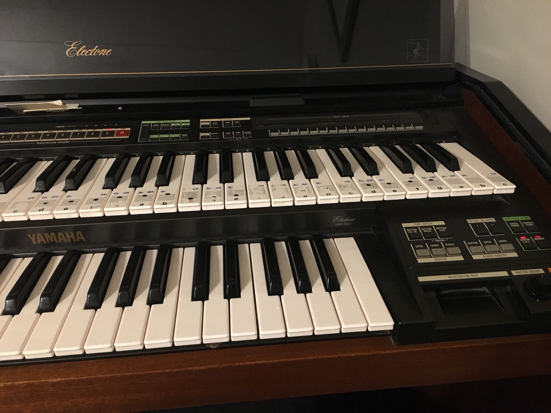 Electone Organ Yamaha Mr 700t