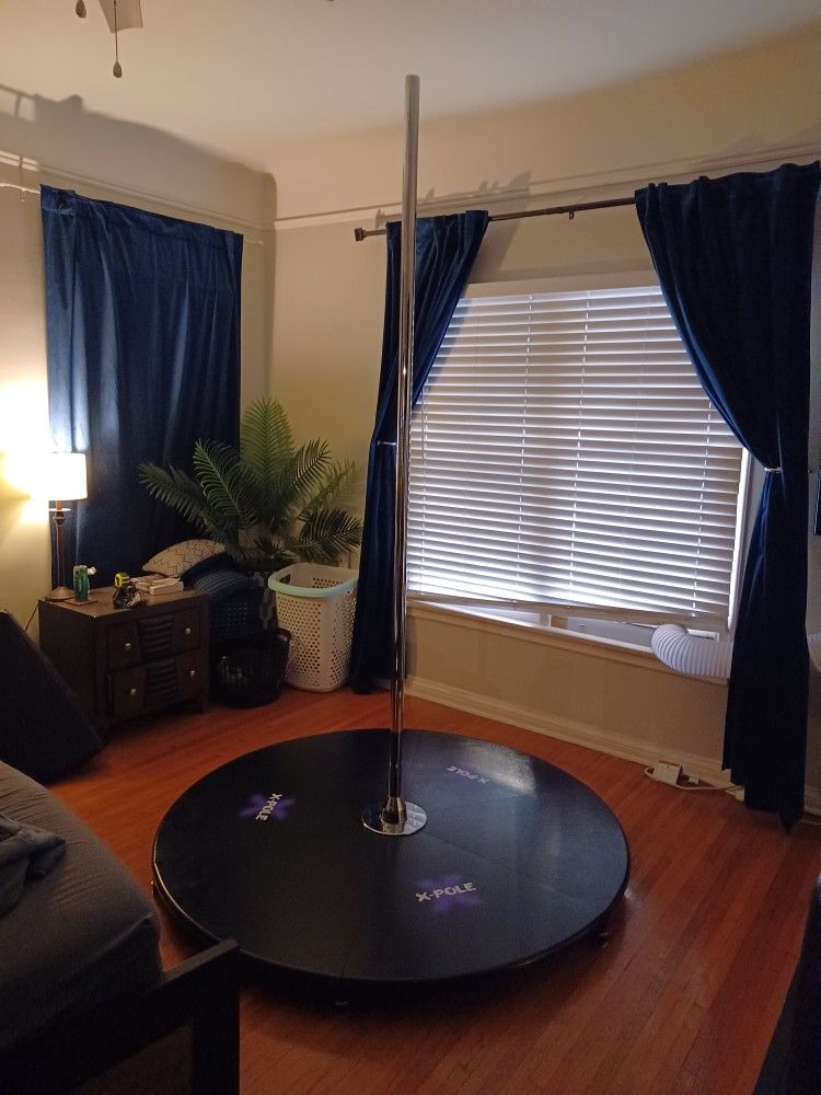 X-Pole X-Stage Lite, 45mm Chrome, With Extra 1000mm Extension for Sale ...