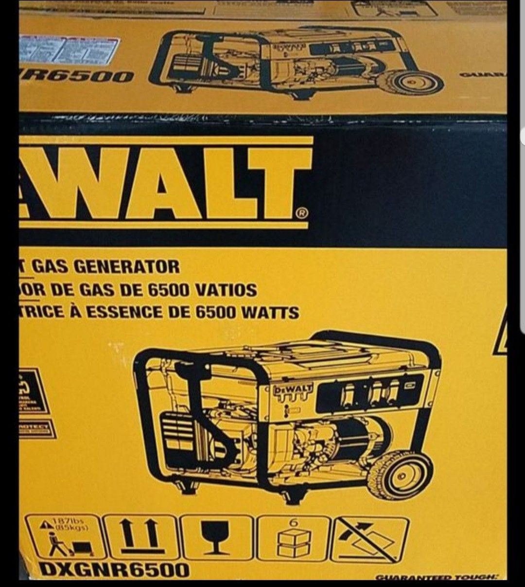 DEWALT 6500 - Watt Gasoline Powered Electric Start Portable Generator ...