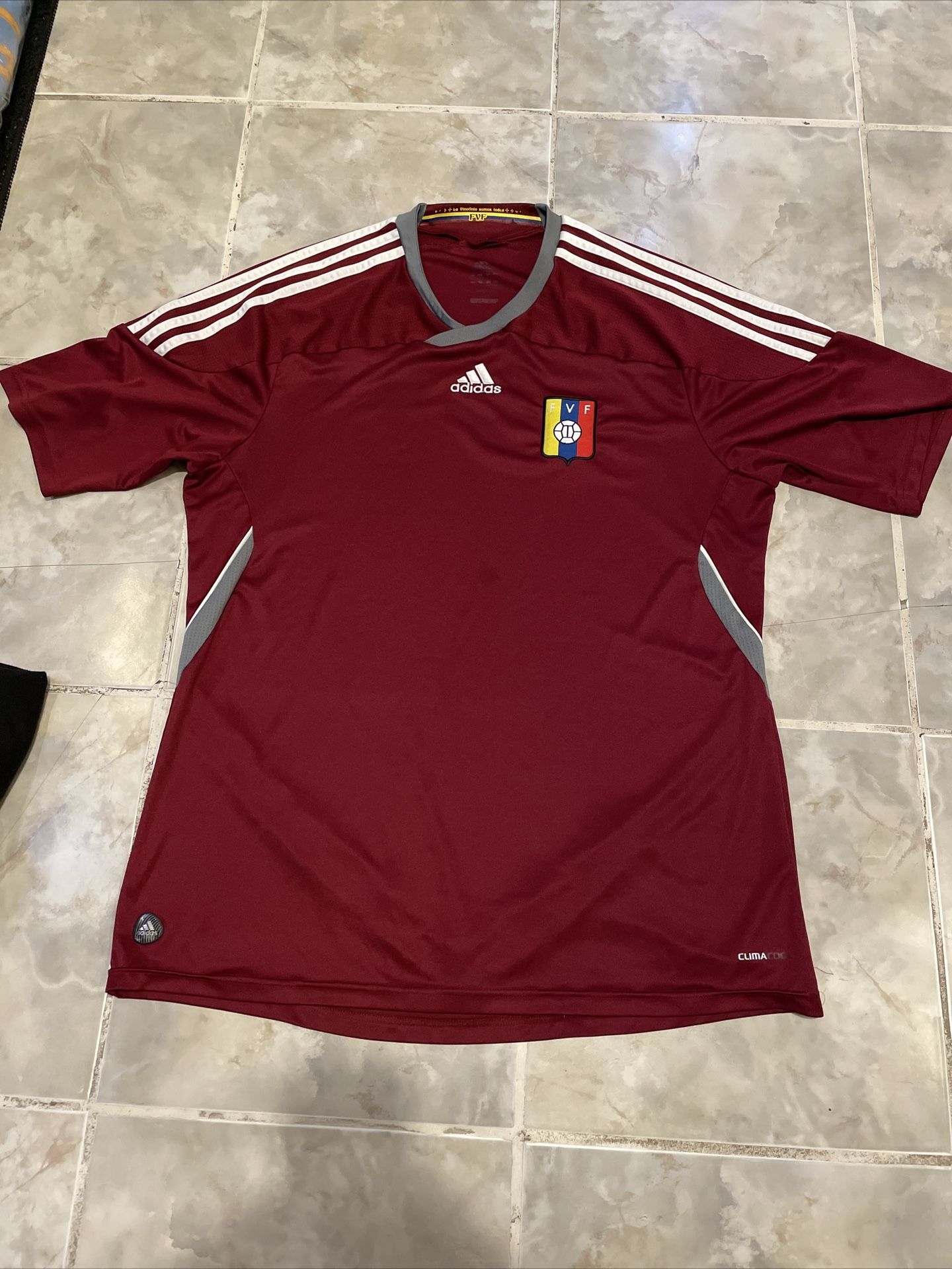 Selección Venezuela Adidas Vinotinto 2010/2012 FVF HOME JERSEY SIZE XL ...
