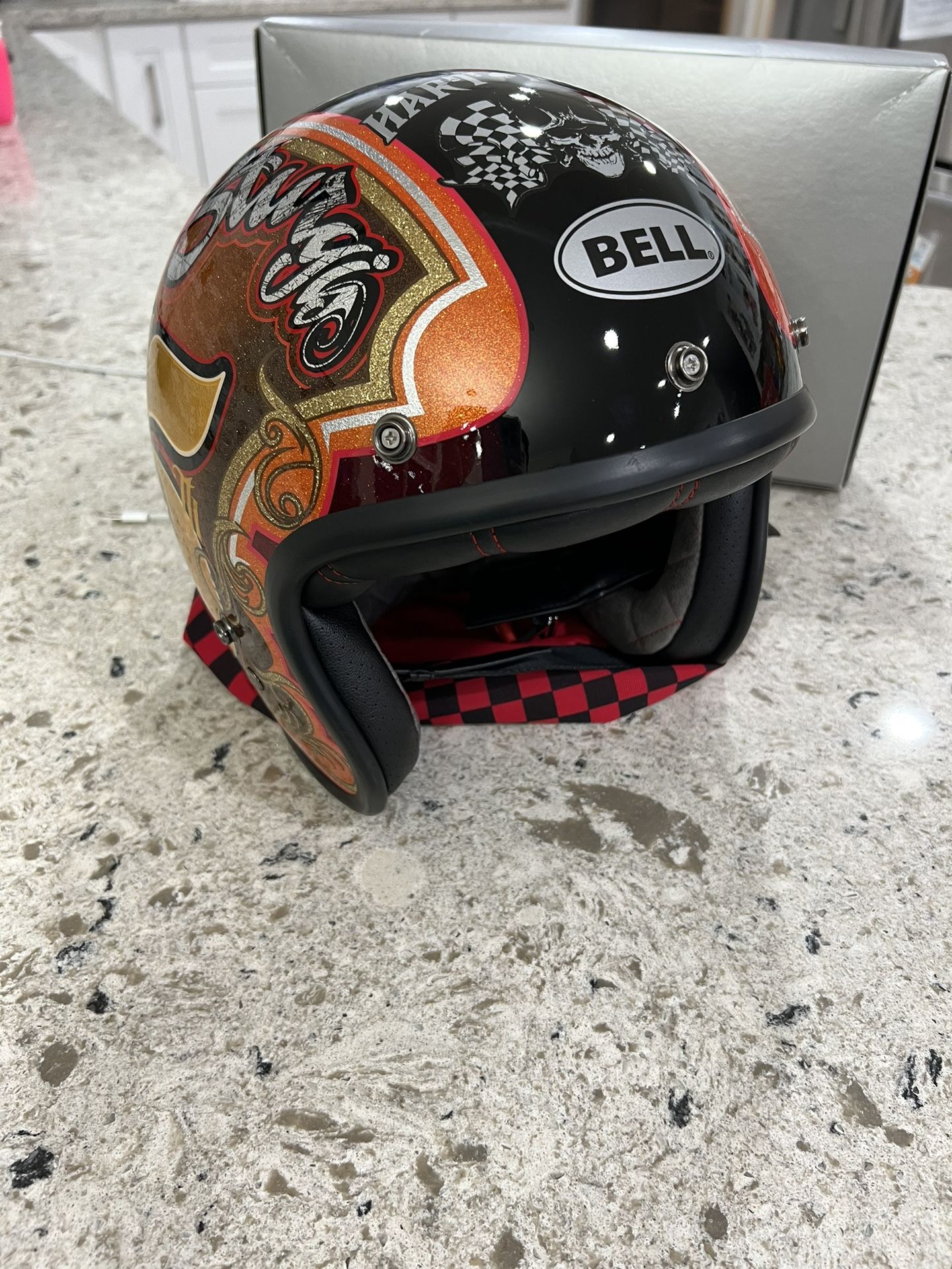 Bell Custom 500 Hart Luck Helmet New Without Box Size Large. for Sale ...