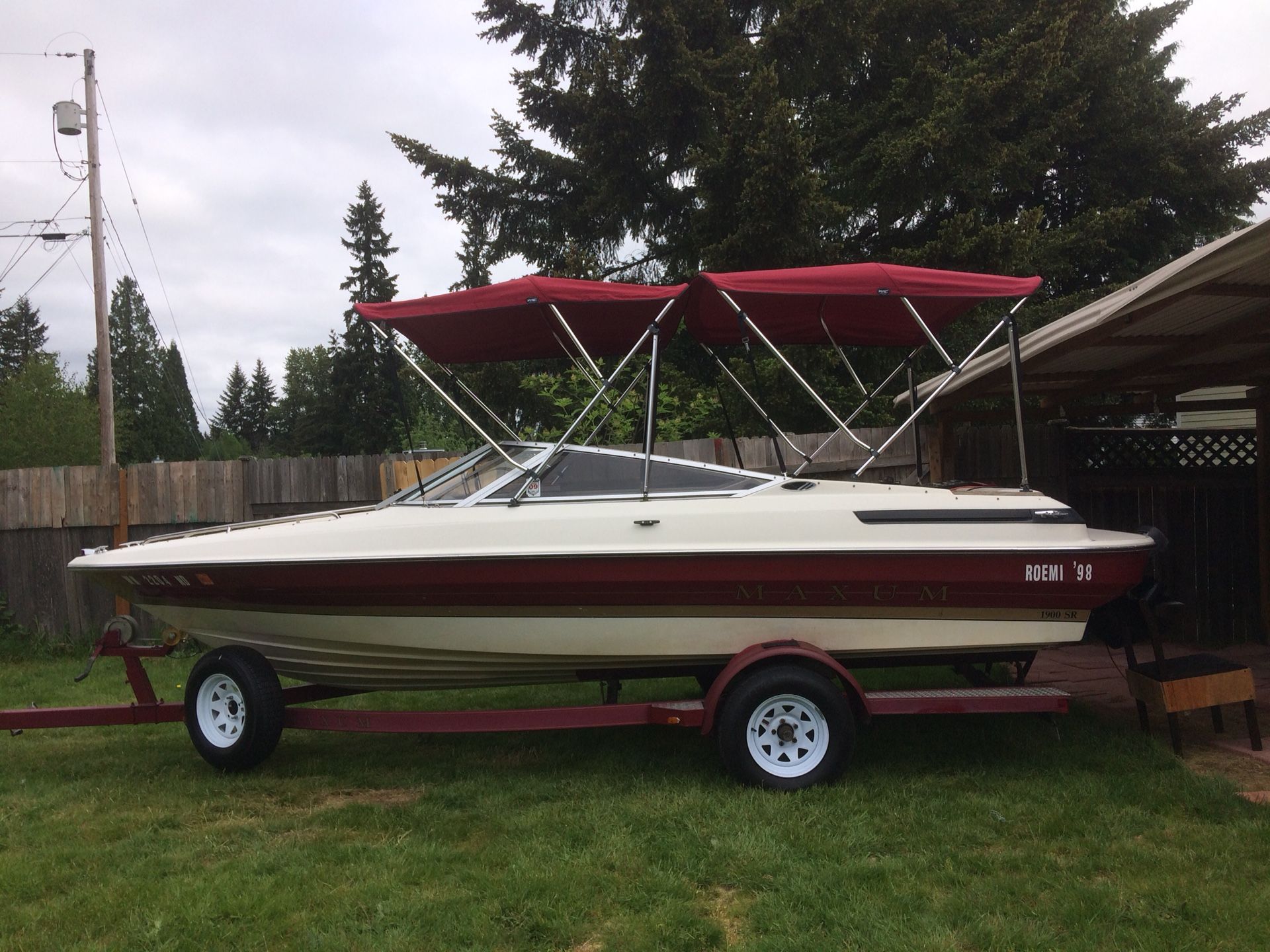 1992 maxum 1900 SR open bow for Sale in Mill Creek, WA - OfferUp