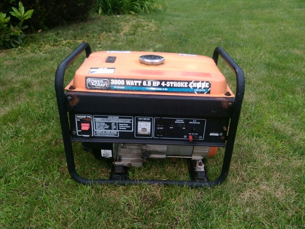 PowerCraft Pro 3000watt Generator 3500 Peak for Sale in Topsham, VT ...