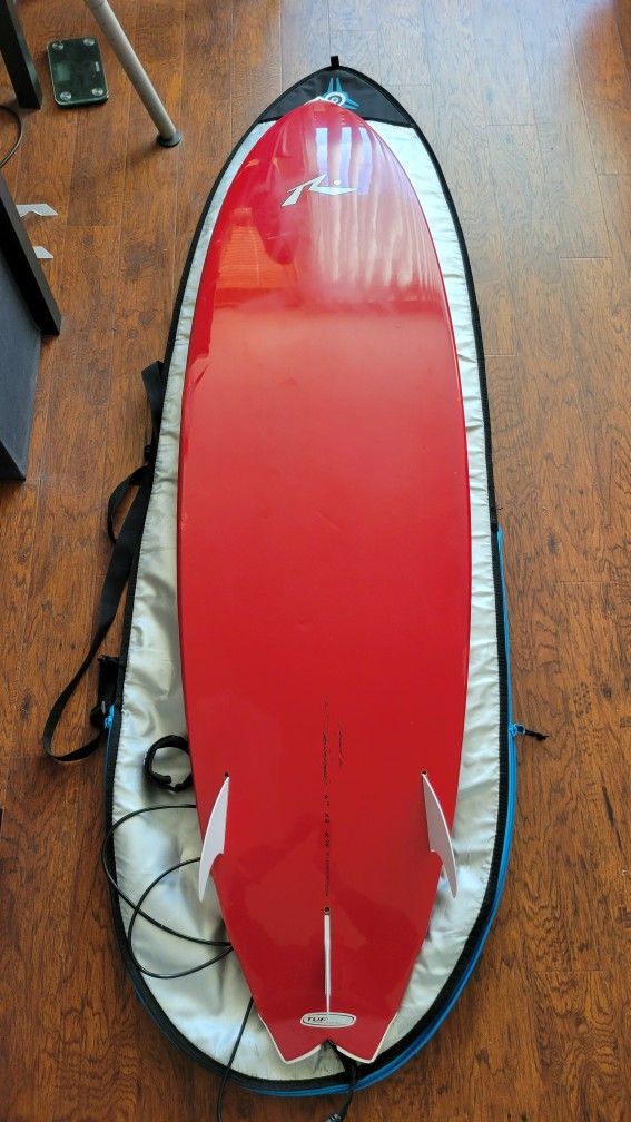 ***ON HOLD FOR PICK-UP*** RUSTY PIRAHNA SURFTECH SURFBOARD 3 FUTURES ...