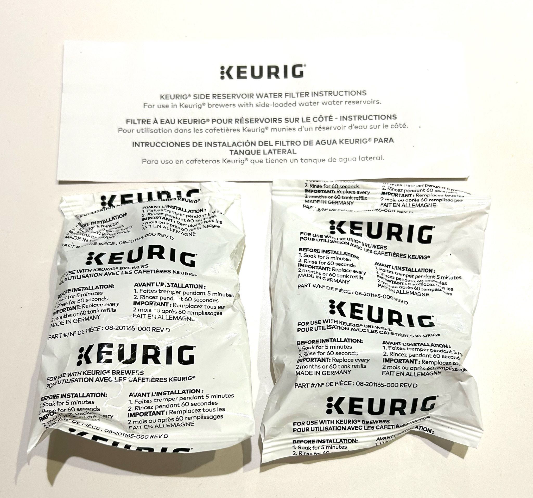 Keurig Coffee Maker Side Water filter Set Of 2 for Sale in Philadelphia ...