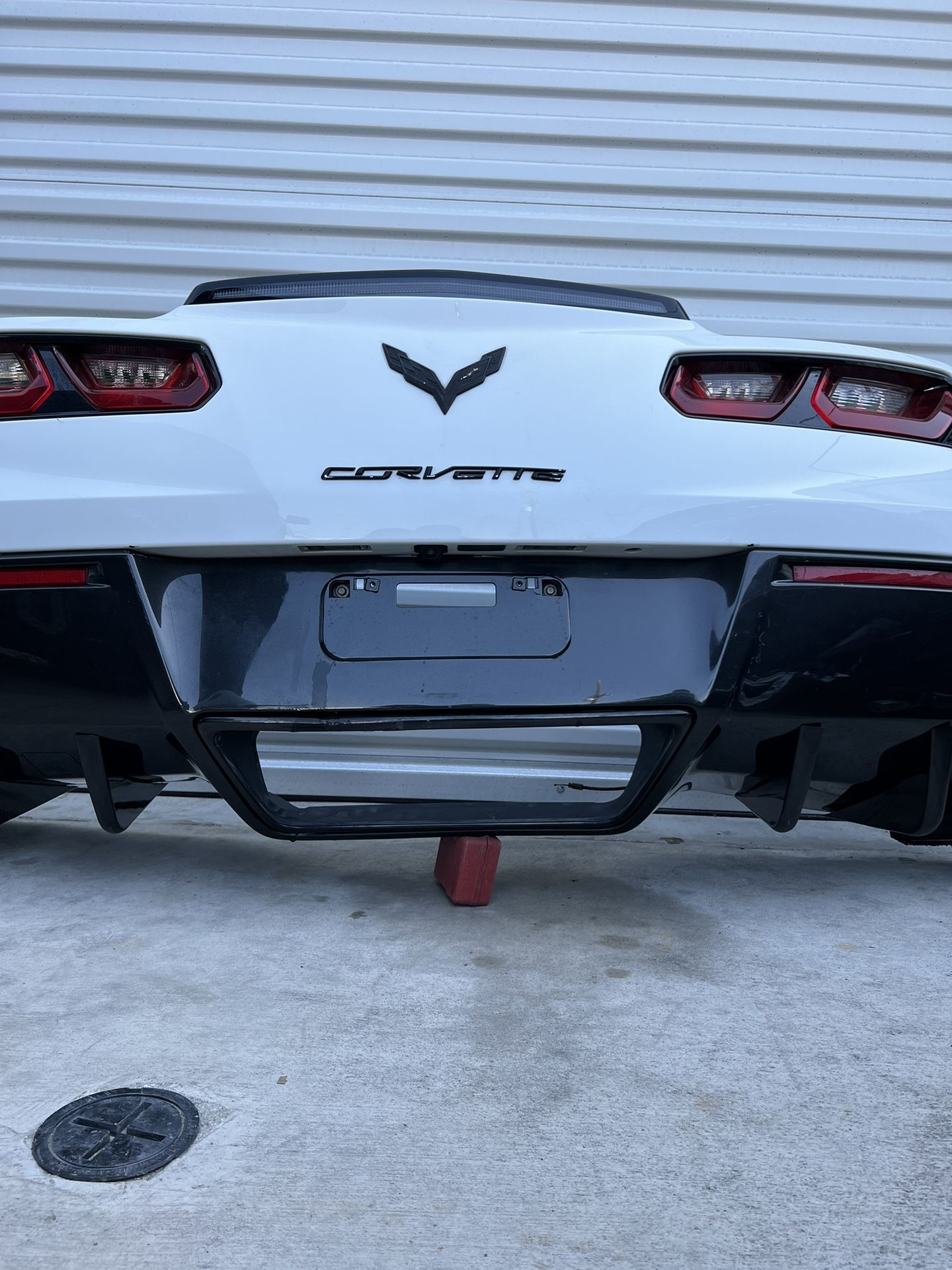 2014 - 2019 Chevy Chevrolet Corvette Complete Rear Bumper Spoiler ...