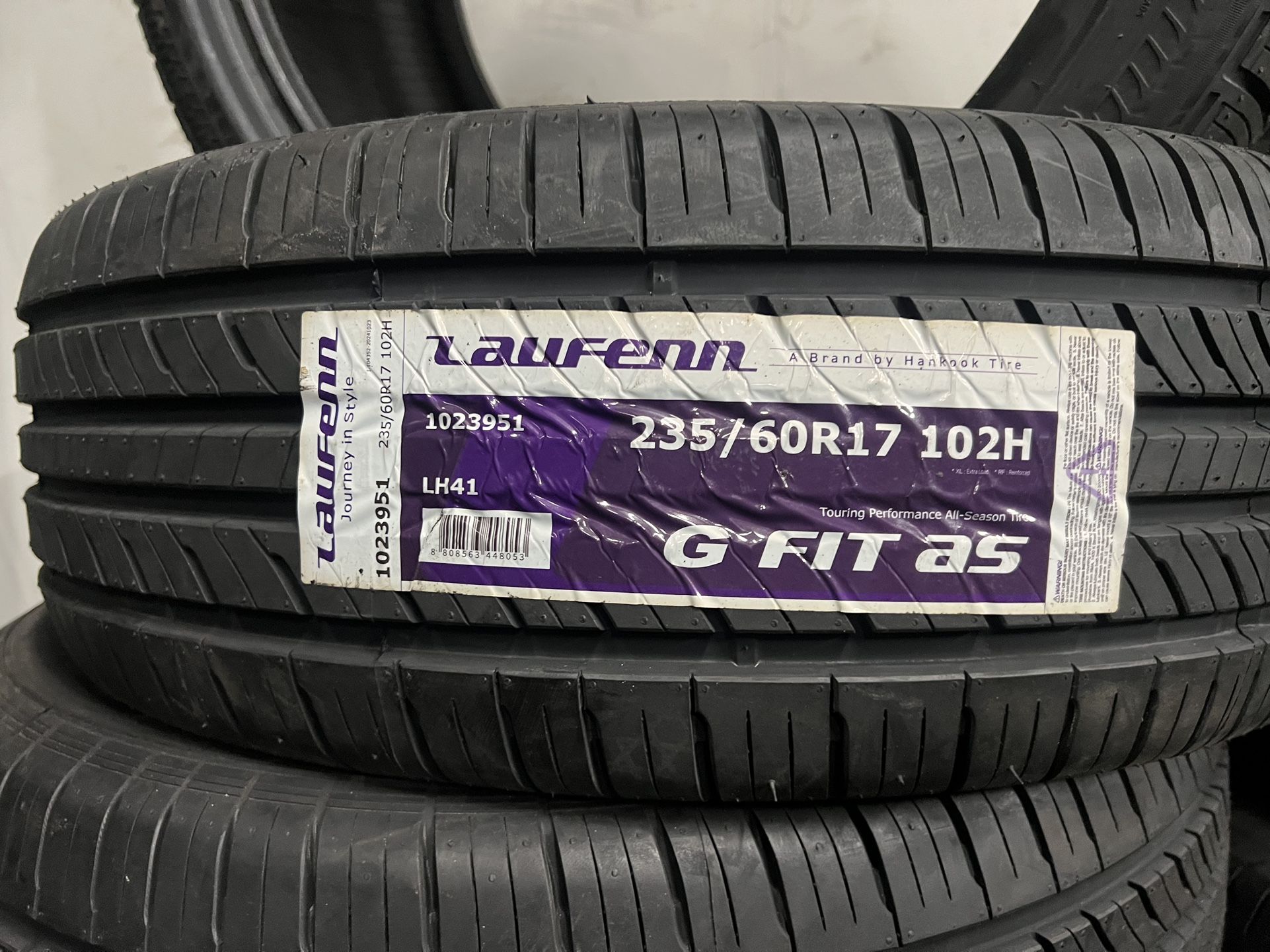 New!! 235/60/17 Laufenn G Fit AS 102H for Sale in Miami Gardens, FL ...