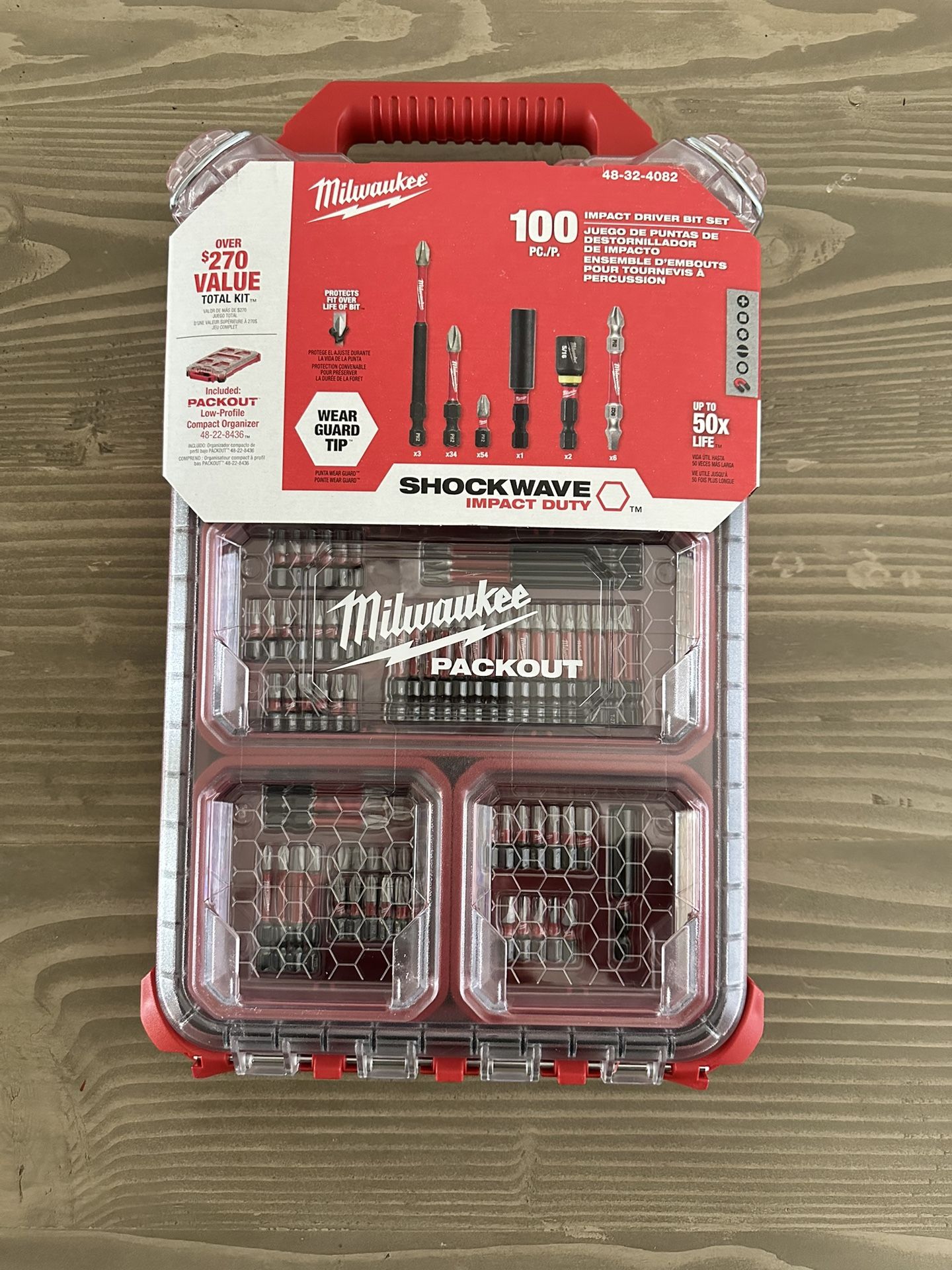Milwaukee PACKOUT impact Driver Bit Set (100 Pc) for Sale in ...