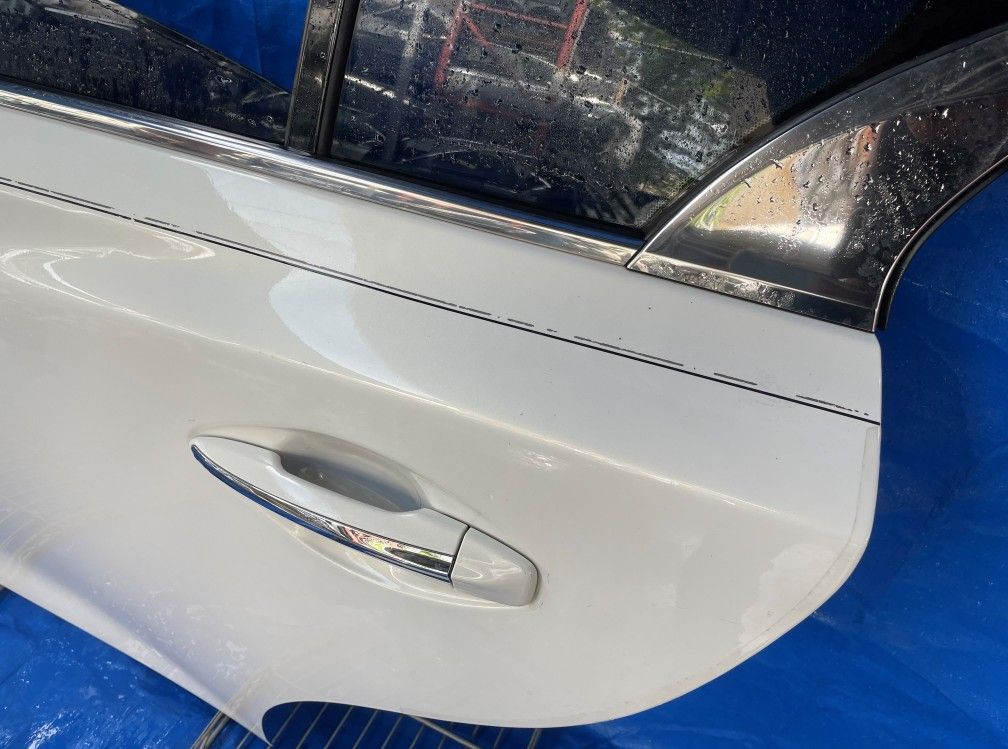 14-20 INFINITI Q50 REAR LEFT DRIVER SIDE DOOR ASSEMBLY WHITE for Sale ...