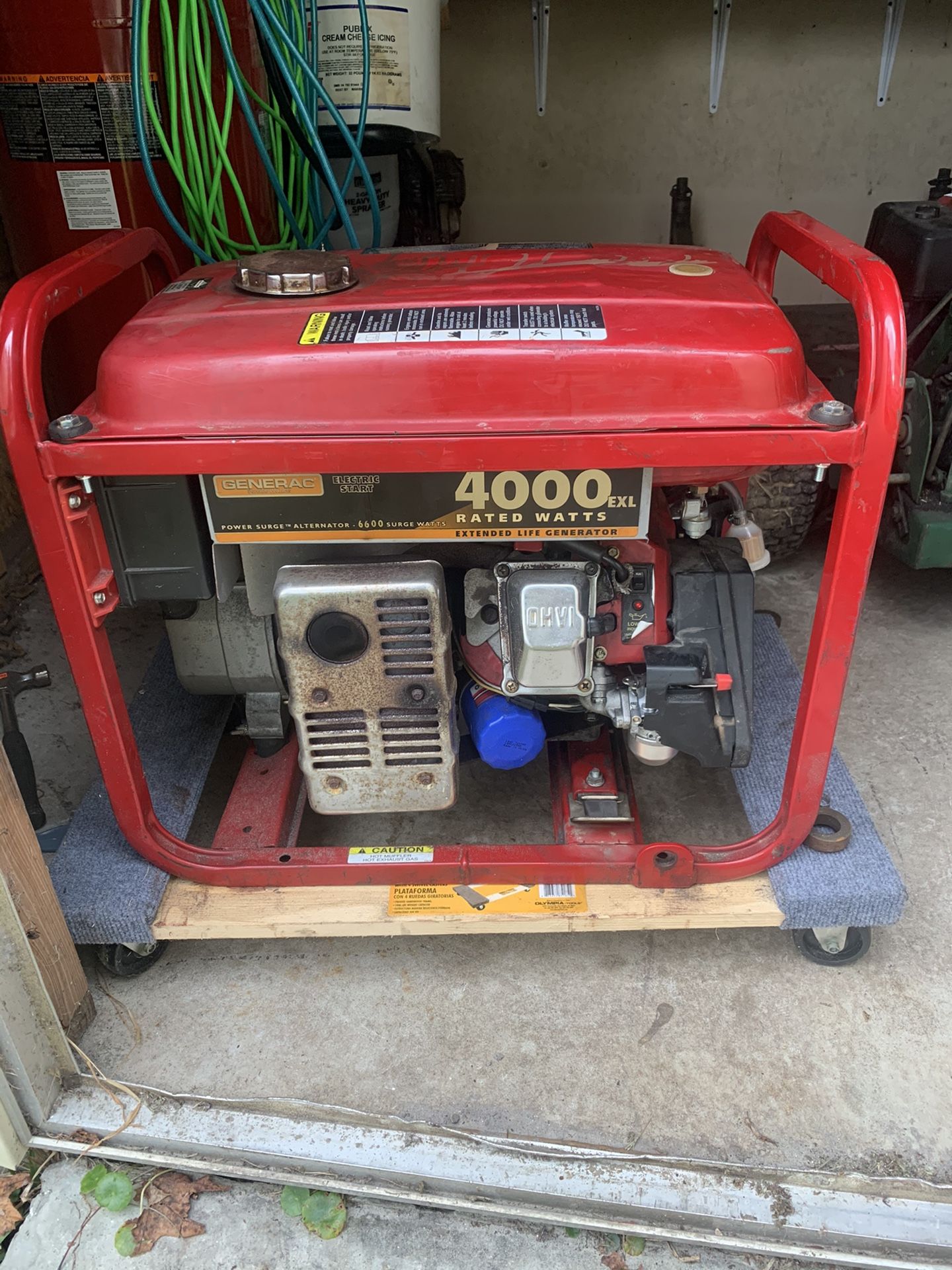 Generac 4000exl electric start generator for Sale in KNGSLY LK, FL ...