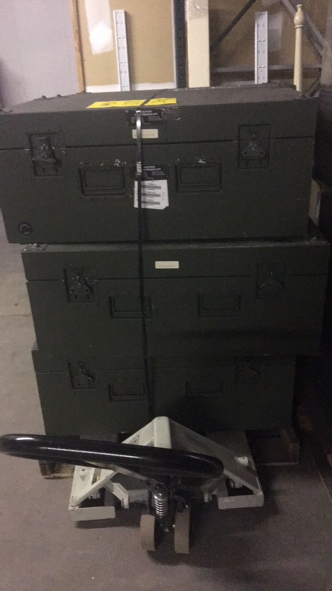 HUGE Military surplus, foot lockers and storage units for Sale in Rock ...