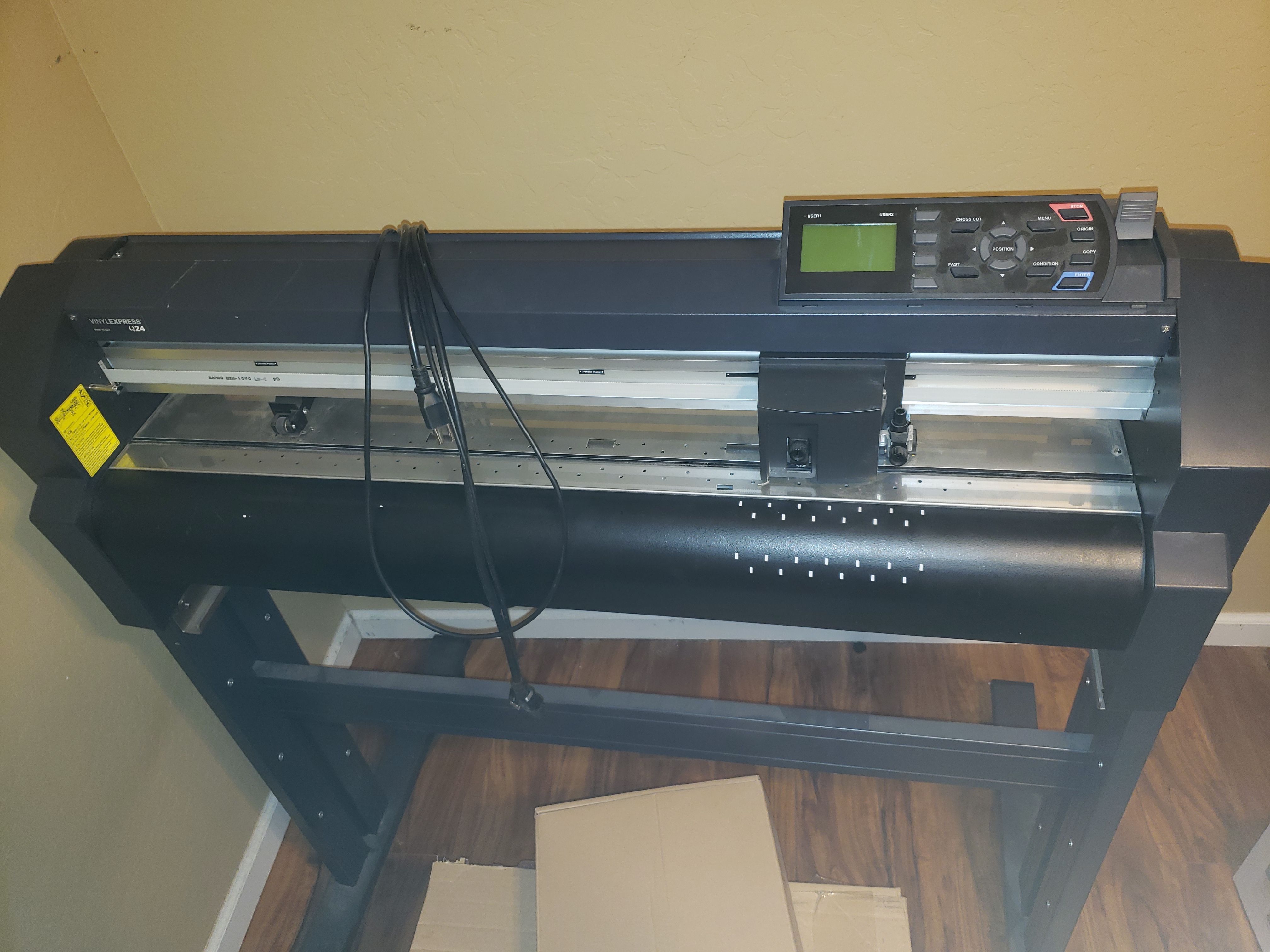 Vinyl Express q24 24" Plotter Like New Priced to sell for Sale in ...