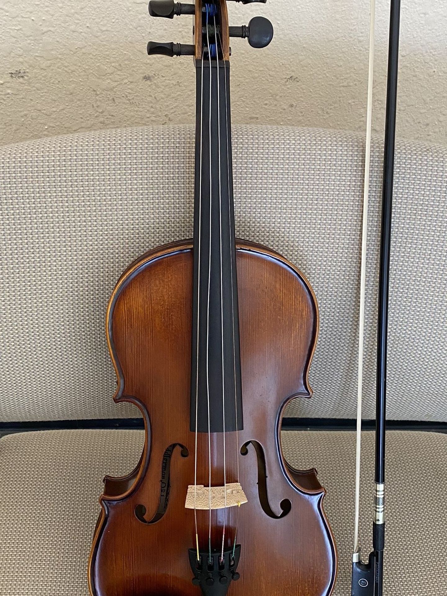 Fiddlerman Violin Full Size 4/4 with Case & Bow Intermediate/Advanced ...
