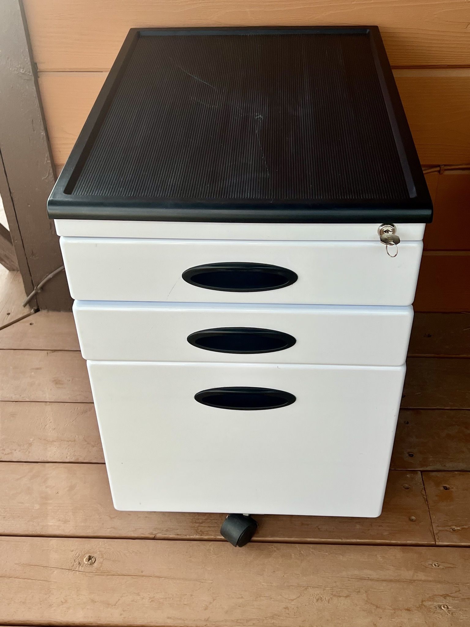 Calico Designs Metal Full Extension, Locking, 3-Drawer Mobile File ...