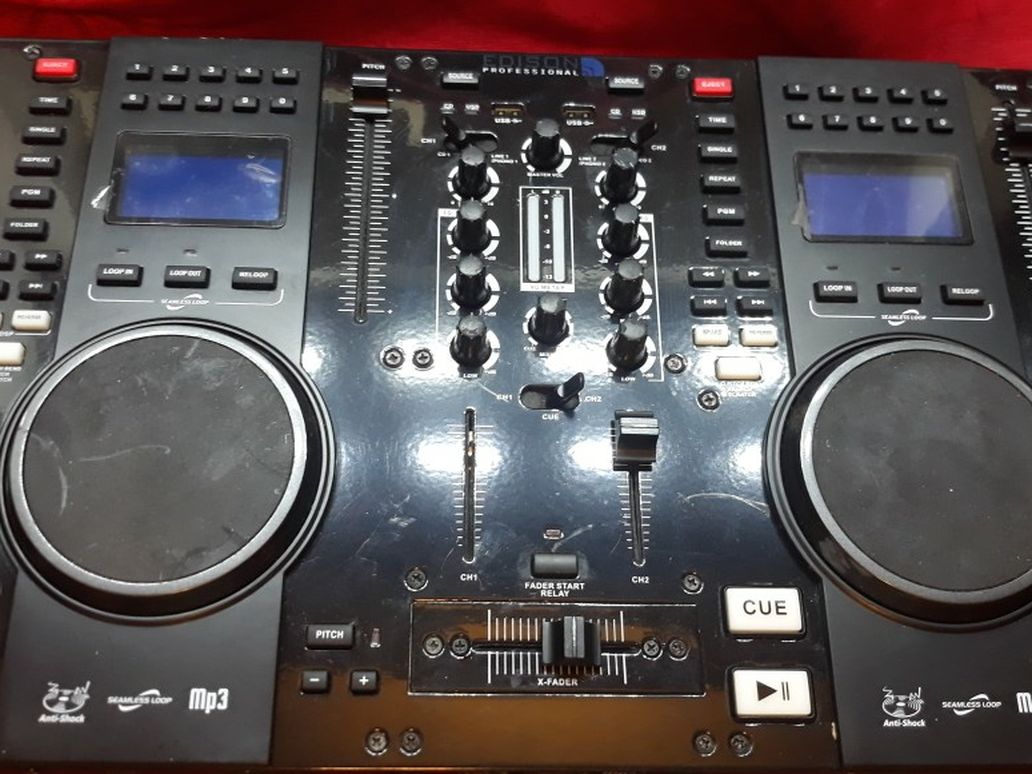 Edison Scratch 2500 Dual CD/USB/MP3 DJ Mixer for Sale in Hollywood, FL ...