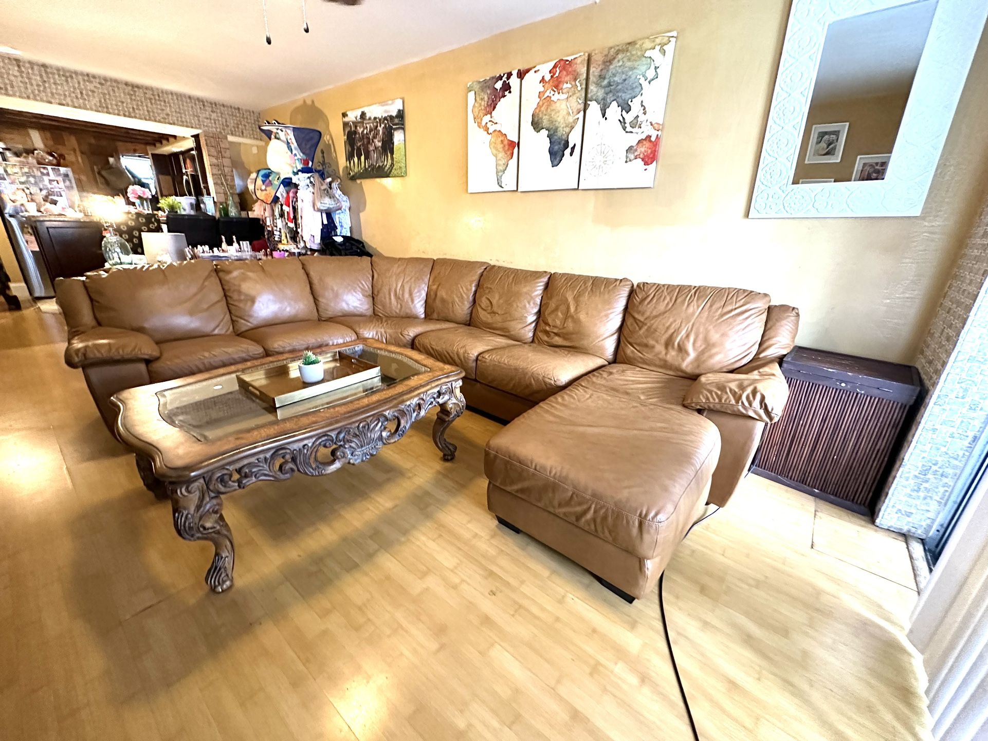 Leather Sectional Italsofa By Natuzzi for Sale in Laud By Sea, FL - OfferUp