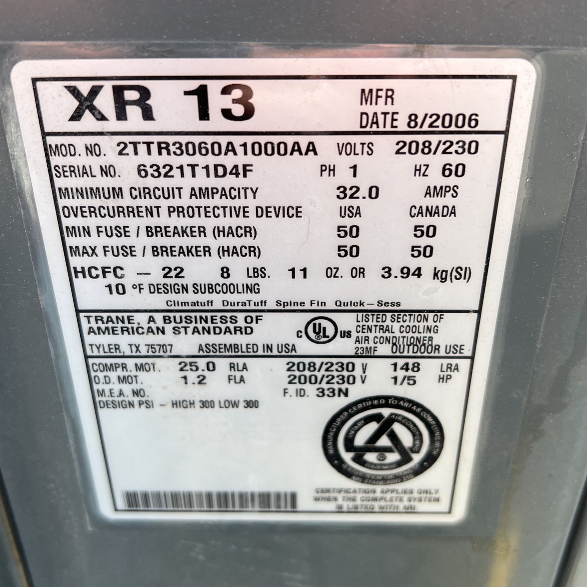 5 Ton Trane R22 Condenser for Sale in Anaheim, CA - OfferUp