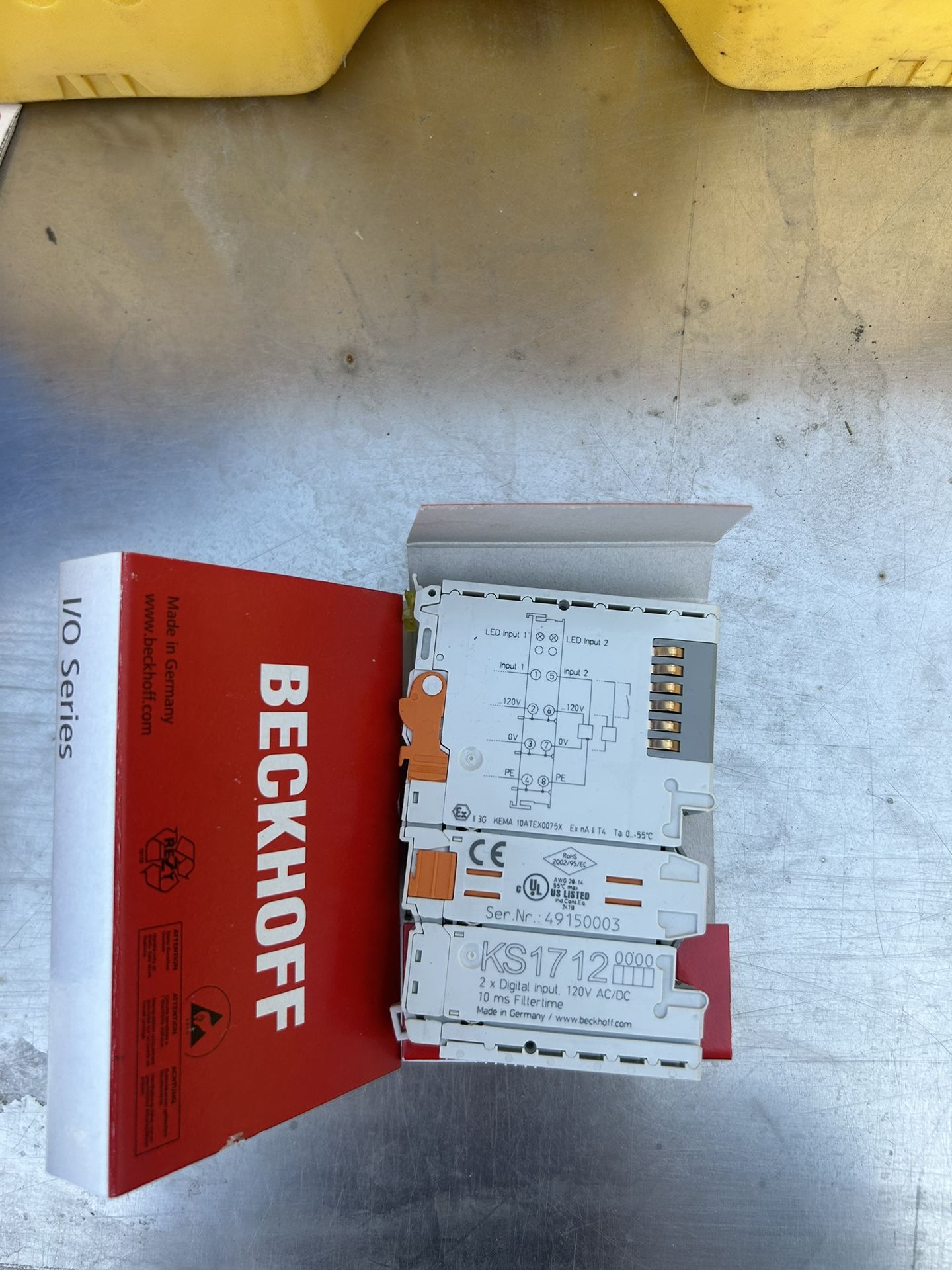 Beckhoff : KS1712 2x Digital Input 120 V Ac/Dc 10 MS Filter Time for ...