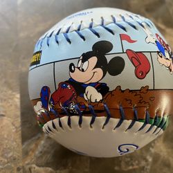 Mickey Mouse Playing Softball