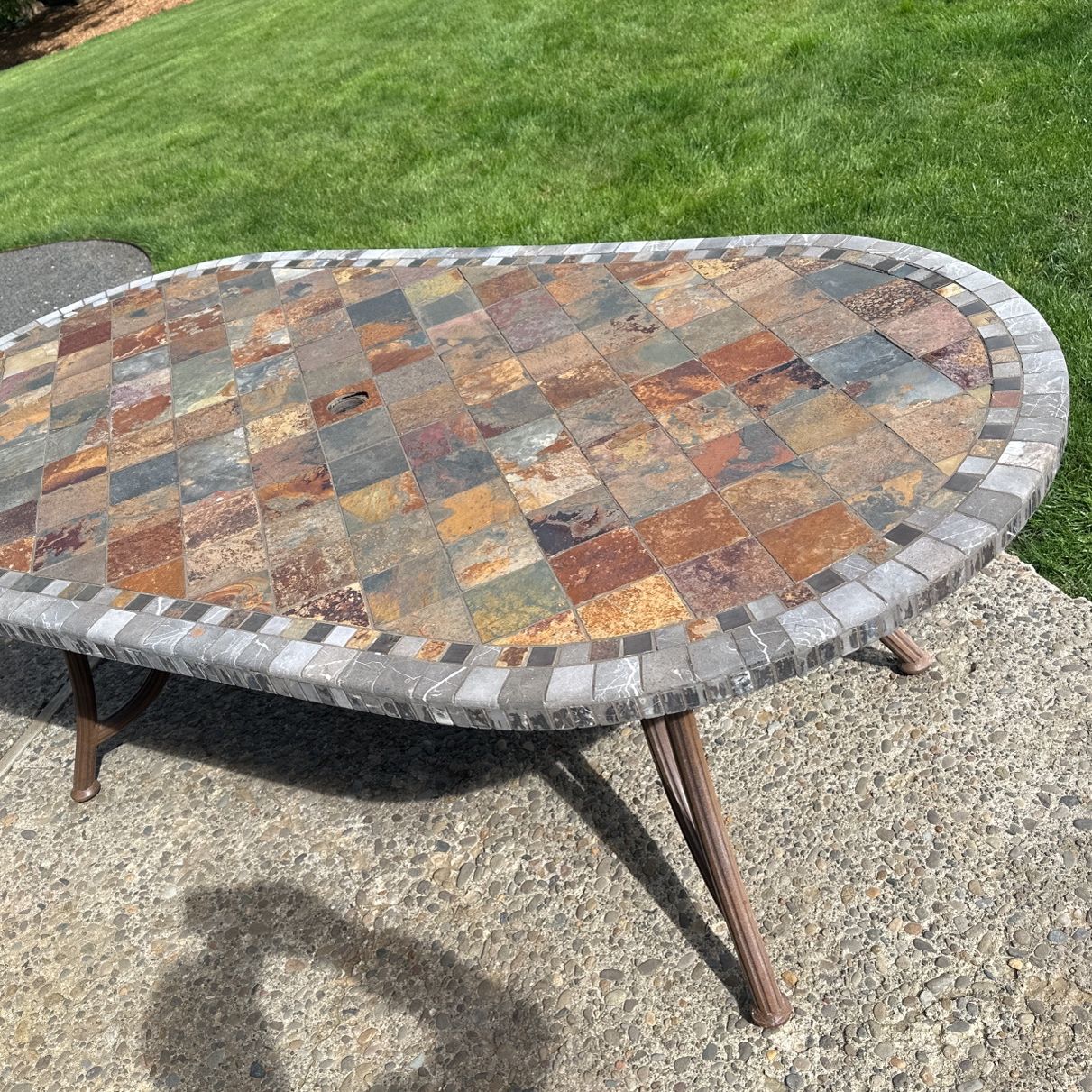 Slate Patio Table for Sale in Lake Grove, OR - OfferUp