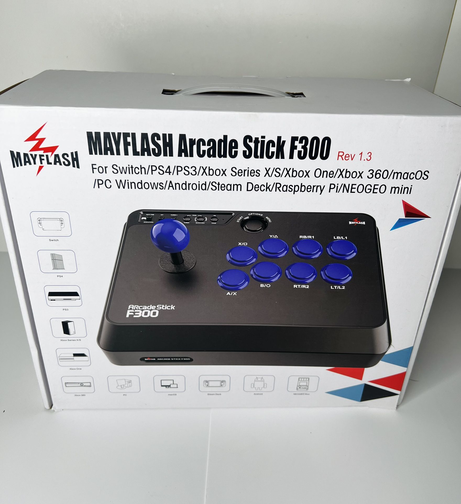 Mayflash F300 Arcade Fight Stick Joystick for Switch for Sale in ...