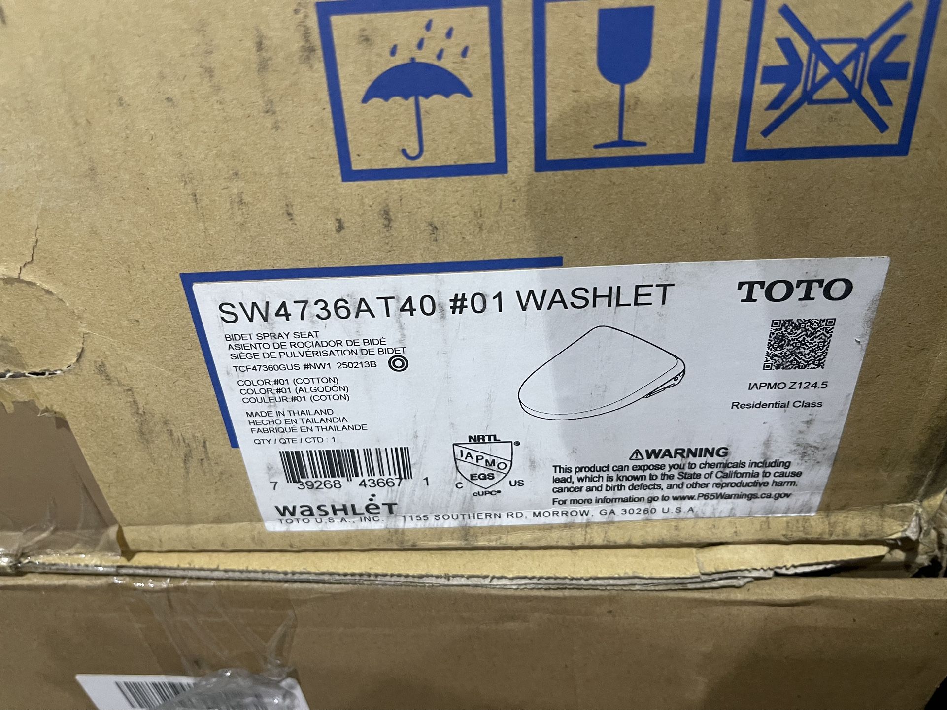 TOTO S7A Washlet Elongated Electric Heated Bidet Seat with Contemporary ...